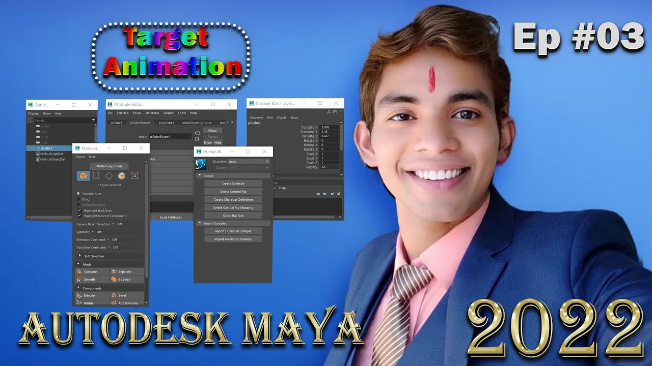 Autodesk Maya 2022 Target Animation Part -#03 - YouTube