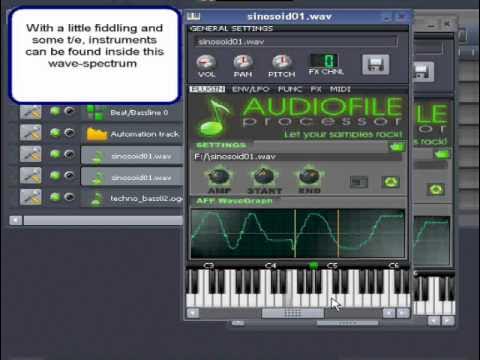 LMMS tutorial: Make own Instruments from super short wave files - YouTube