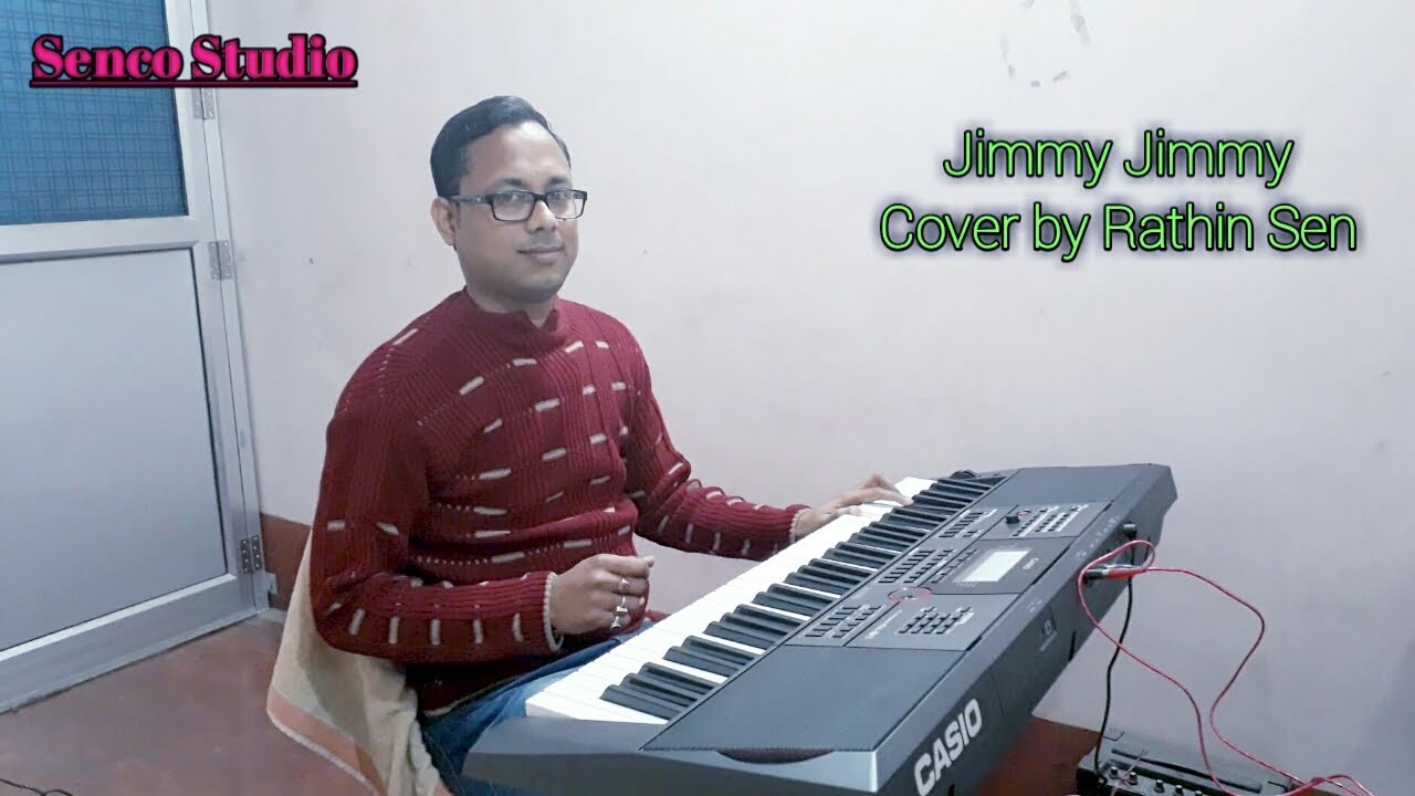 JIMMY JIMMY JIMMY AAJA I Disco Dancer I instrumental Cover by Rathin ...