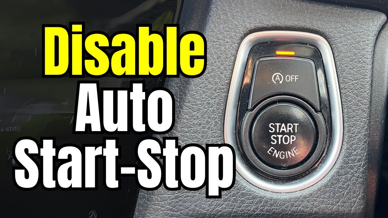 How to Permanently Disable / Turn Off Auto Start-Stop on a BMW - YouTube