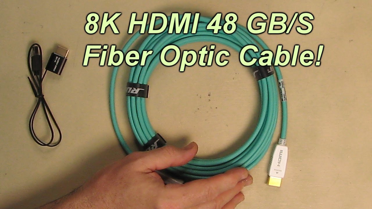 BEST 8K HDMI Fiber Optic Cable RUIPRO HDMI 2.1 48Gbps 8K@60Hz 4K@120Hz ...