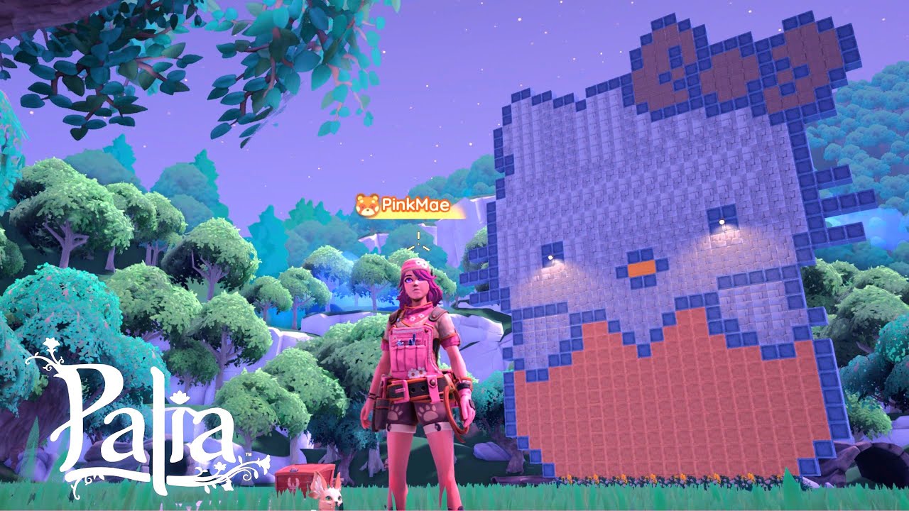 I jumped on the bandwagon and made this in Palia | Pixel Art Building ...