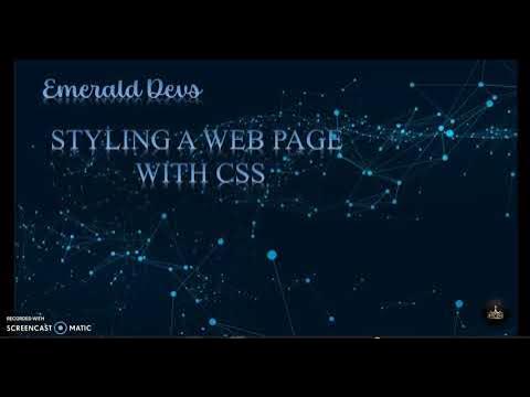 Styling Web Page Using CSS grid - YouTube