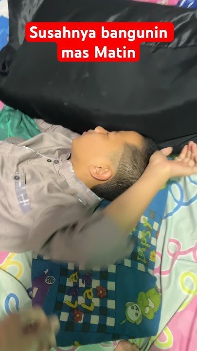 Susahnya bangunin mas Matin #wargads #davidsunairi - YouTube