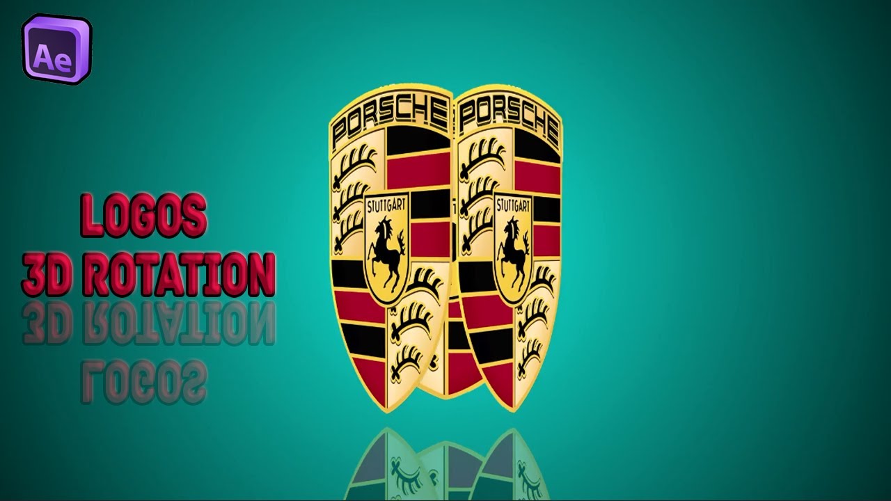 The FASTEST Way to Rotate 2D Logos in 3D After Effects - YouTube