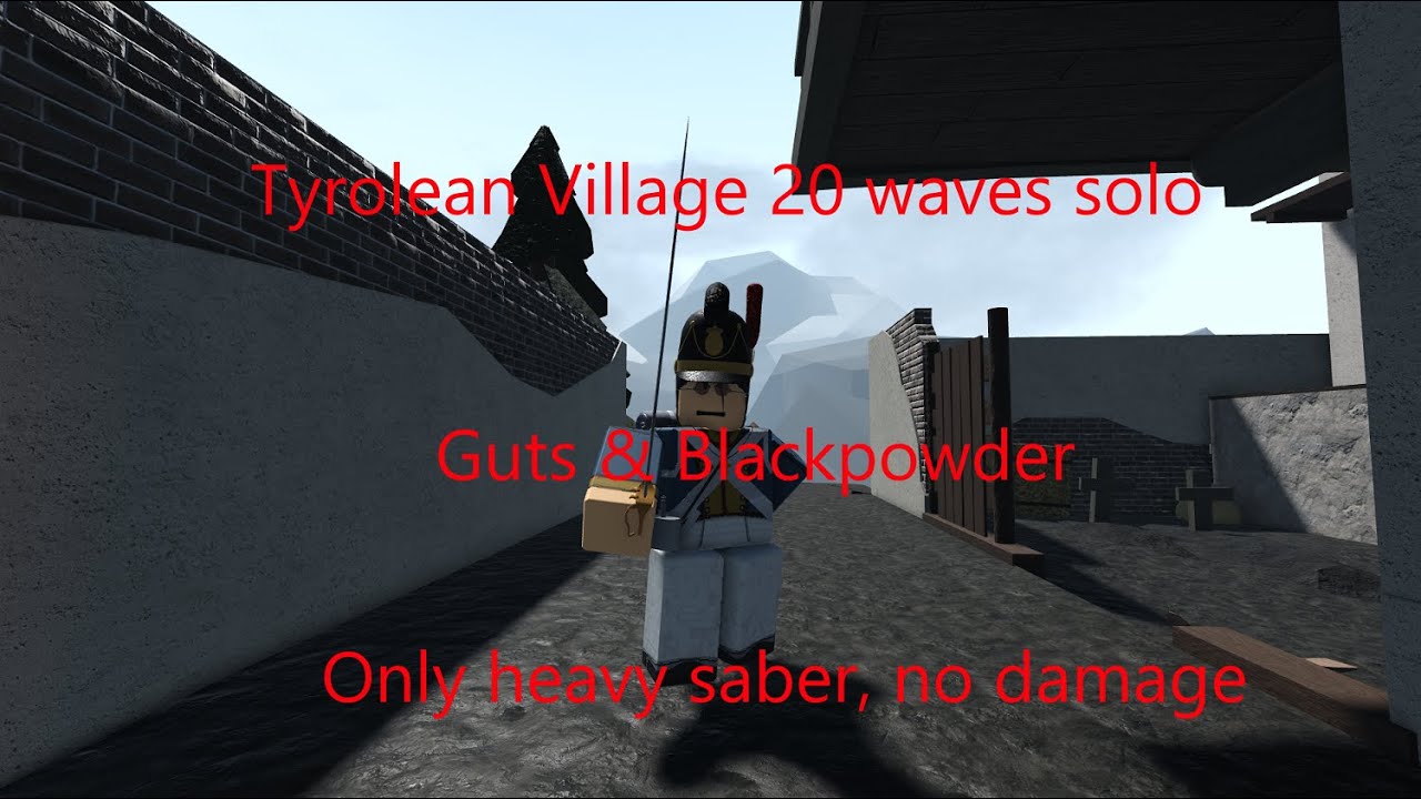 Tyrolean Village 20 waves solo (Only heavy saber, no damage) | Guts ...