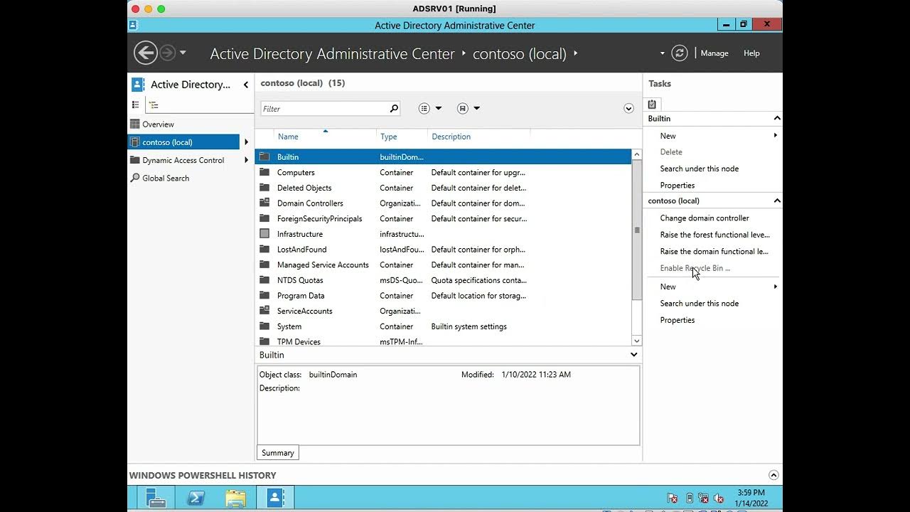 Active Directory Recycle Bin - YouTube