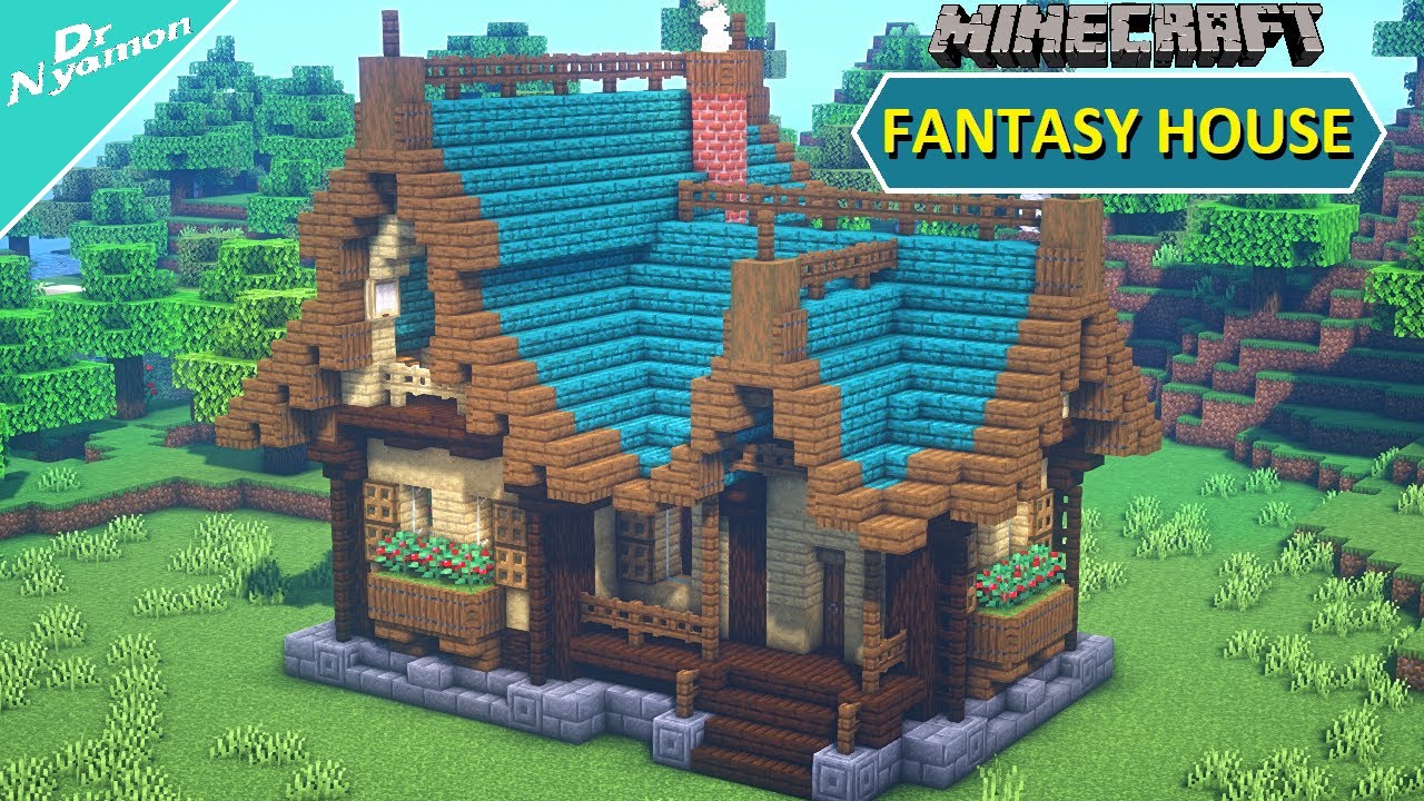 How to Build a FANTASY HOUSE [Minecraft Tutorial] - YouTube
