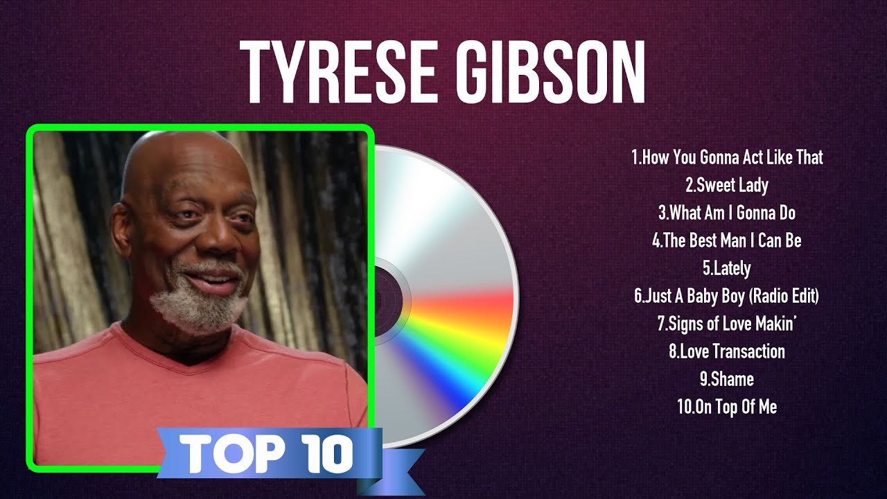 Tyrese Gibson ~ Tyrese Gibson Full Album ~ The Best Songs Of Tyrese ...