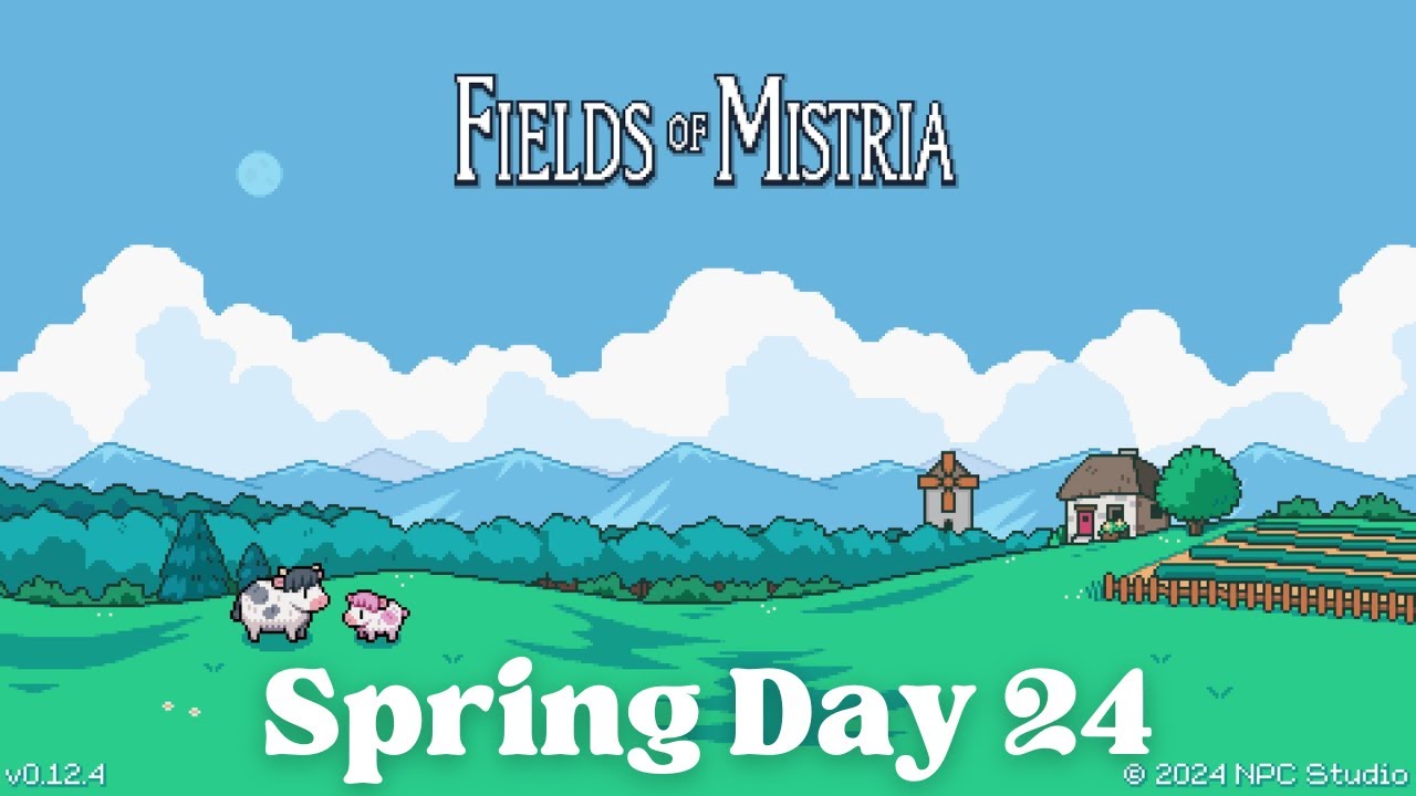 Let's Play! Fields of Mistria - Spring Day 24 - YouTube