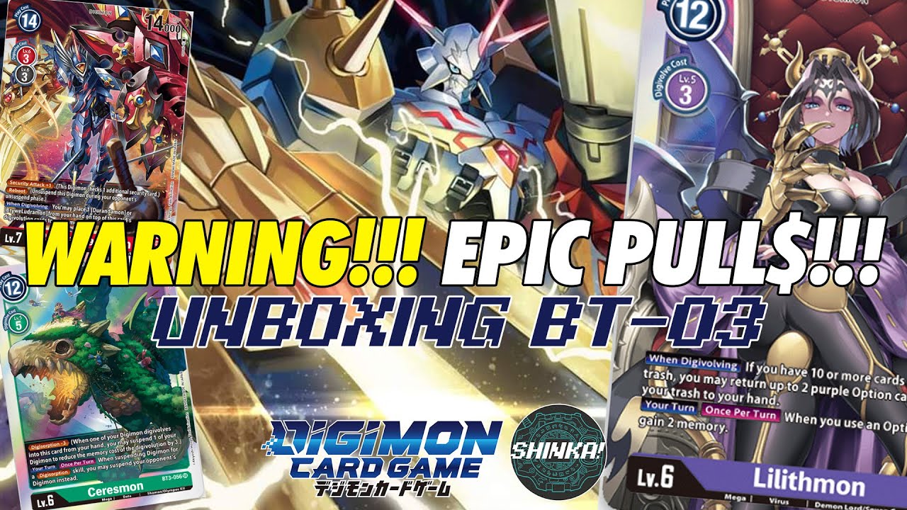 FIRST UNBOXING BERUJUNG CUAN!! APAKAH INI KODE SEMESTA?? [DIGIMON TCG ...