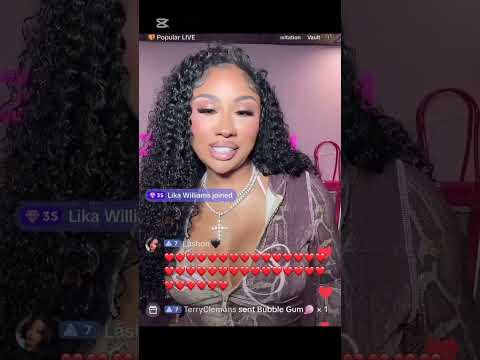 Ari Fletcher Monday TikTok live video part 1