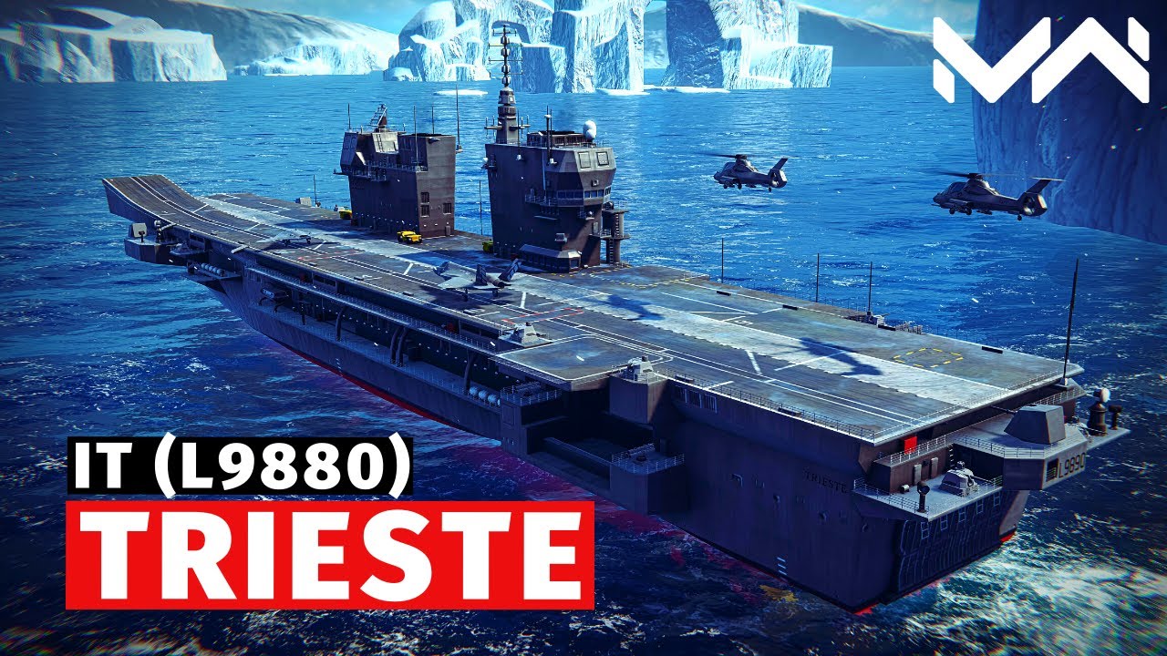 MODERN WARSHIPS | IT TRIESTE (L9880) - YouTube