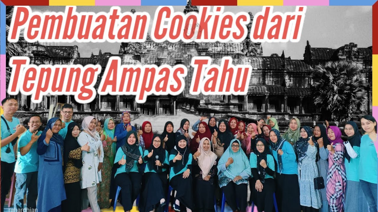 Pengabdian Pembuatan Cookies dari Tepung Ampas Tahu - YouTube
