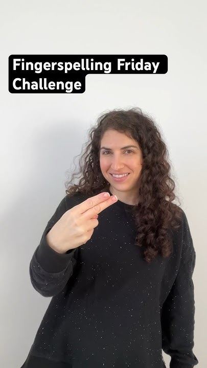 3 names fingerspelled in ASL - receptive practice challenge - YouTube