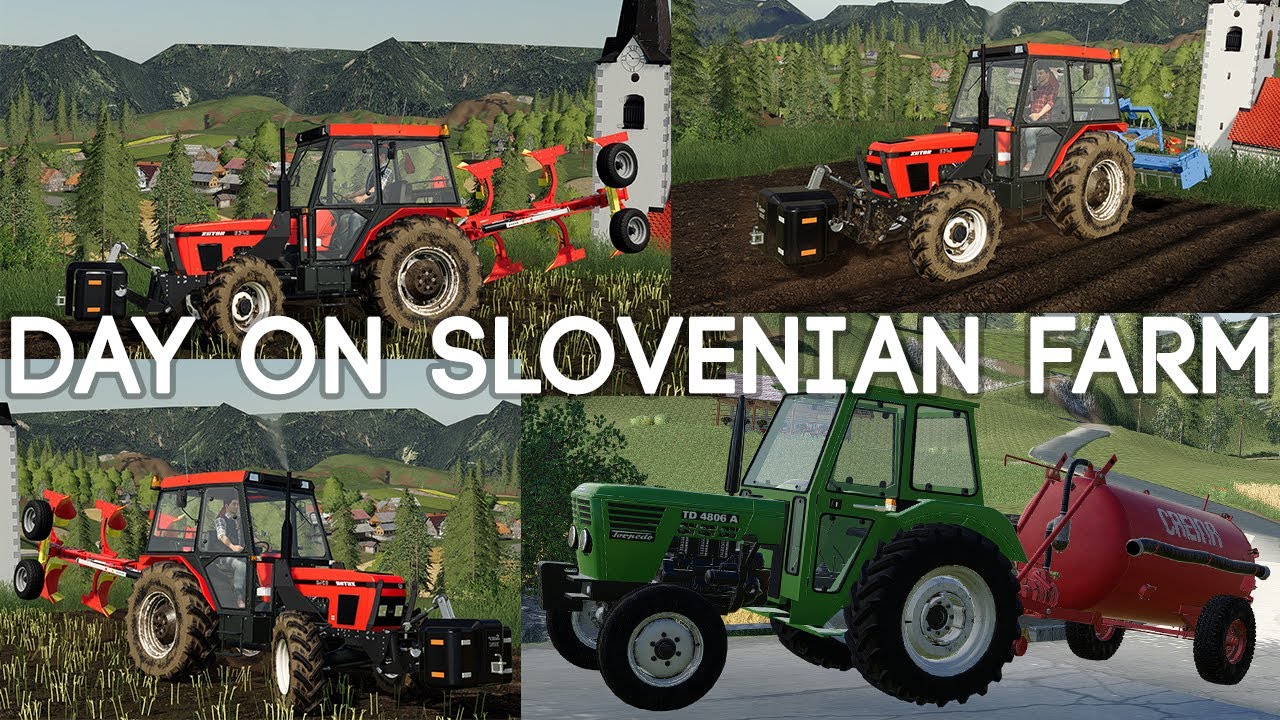 Slurry driving, Plowing, cultivating | FS-19 | UTH 19 - NEW update ...