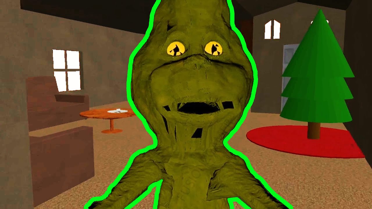 THE BAD GRINCH BROKE AND STOLE MY PRESENTS AT MY HOUSE AND HUNTED ME ...