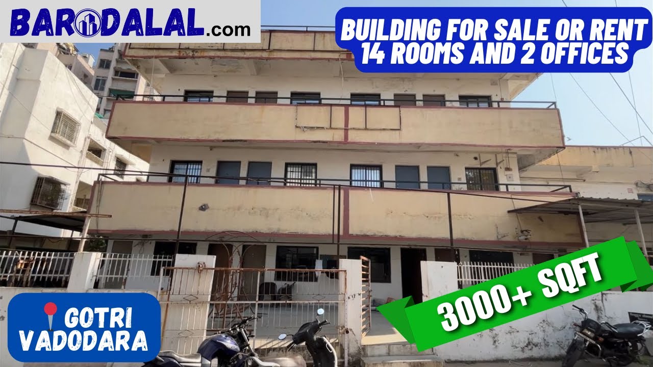 Building for sale or rent in vadodara, gotri, vishnukunj society - YouTube