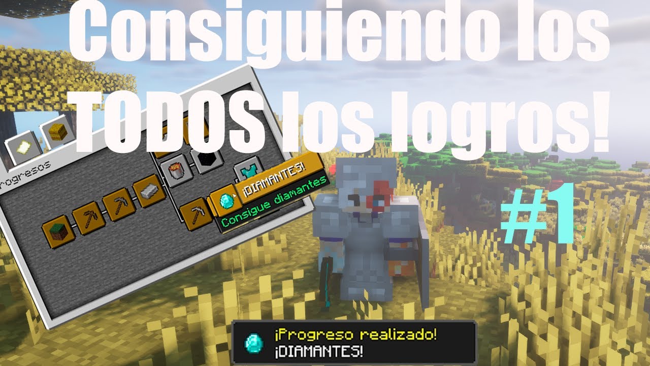 Obteniendo todos los LOGROS de Minecraft #1 🏆 | Minecraft Java - YouTube
