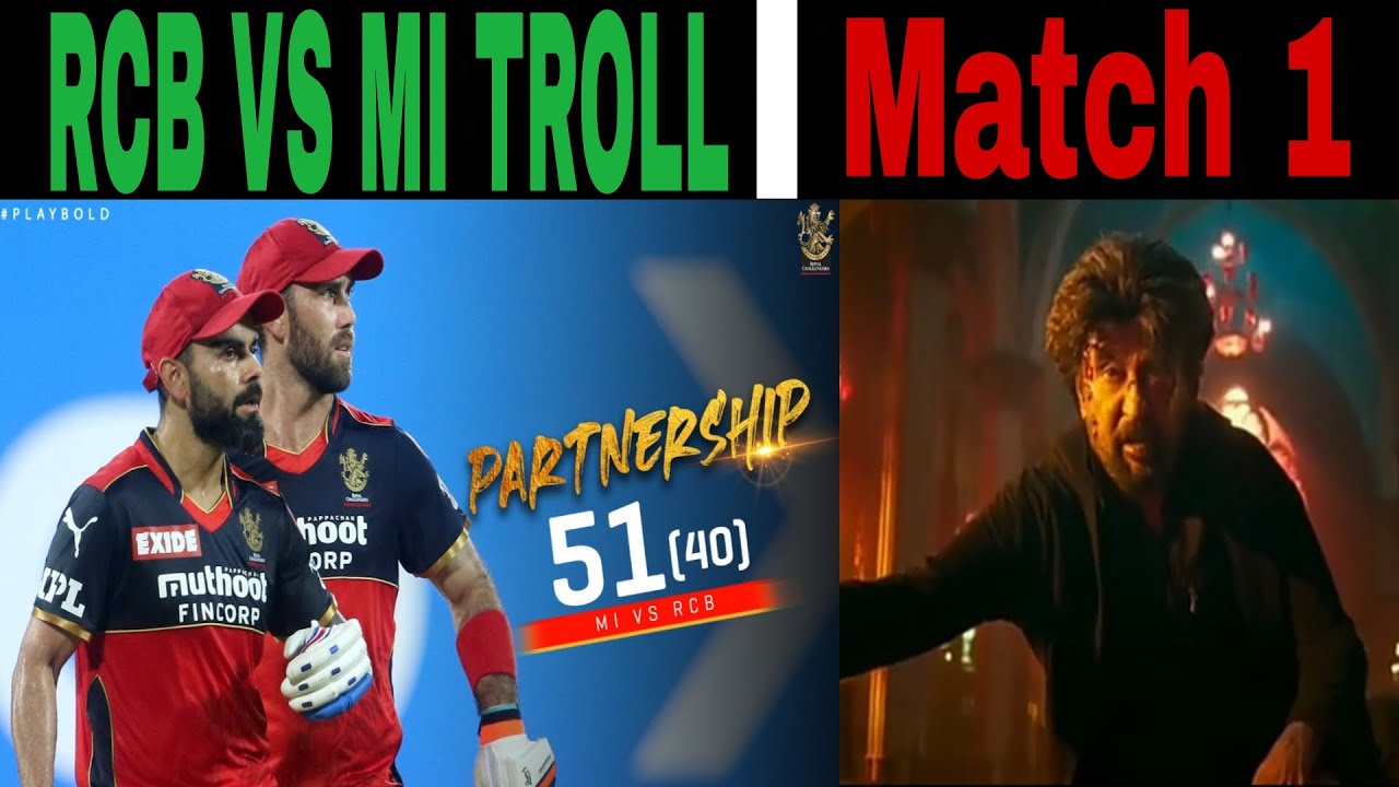 #ipltroll MI VS RCB IPL TROLL 2021 | 9TH APRIL HIGHLIGHTS | IPL TROLL ...