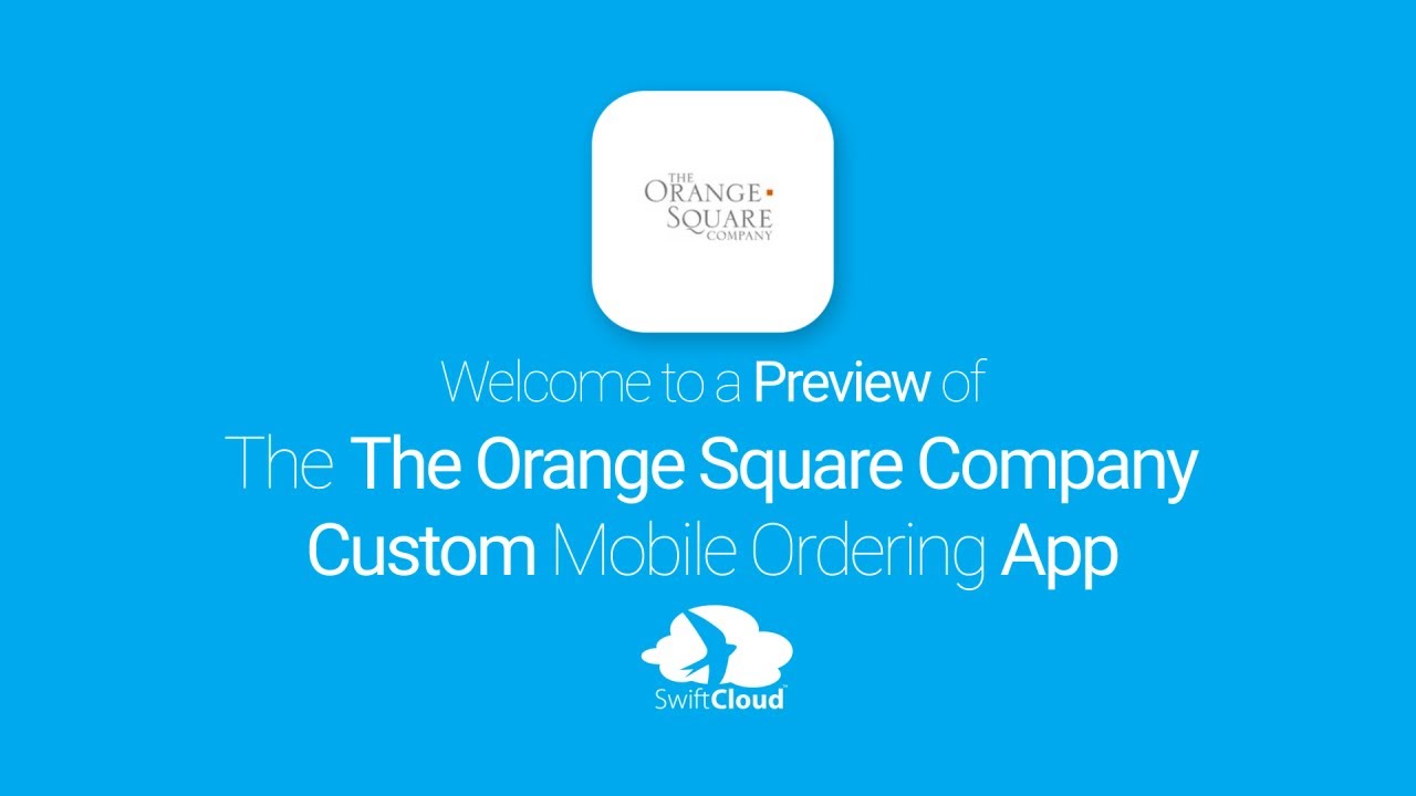 The Orange Square Company - Mobile App Preview - ORA245W - YouTube