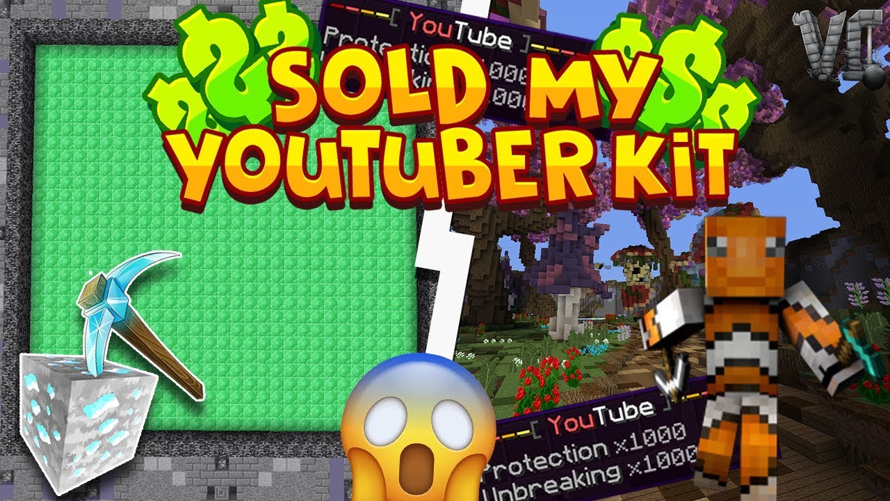 I SOLD MY YOUTUBER KIT?! | Minecraft Prisons [1] - YouTube