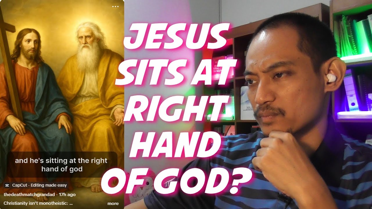 If Jesus is God and sits at the right hand of God, who is he sitting ...