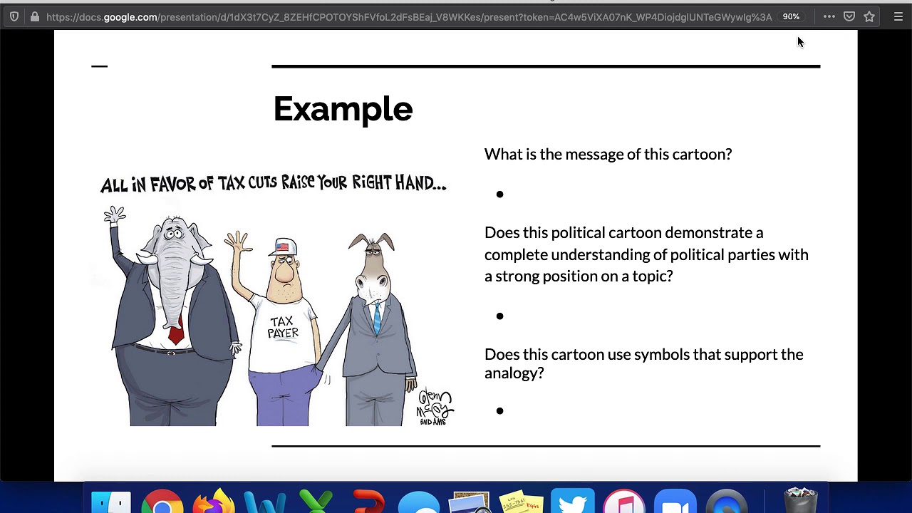 Political Cartoons - Mini Lesson and Project - YouTube