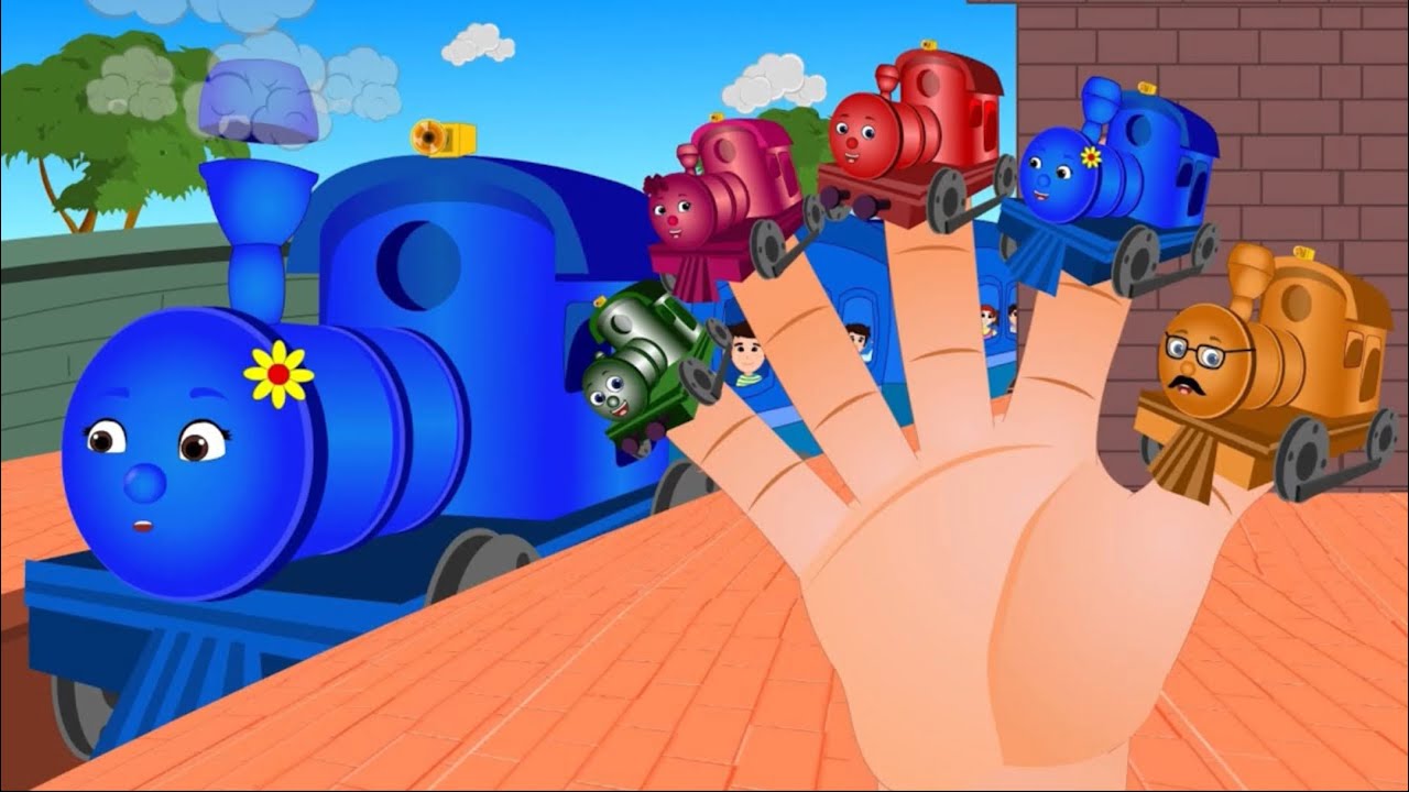 Train finger family | funny finger family | finger family - YouTube