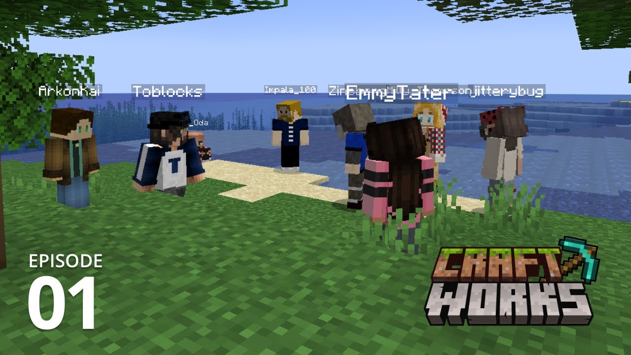 New Server with New Friends | Craftworks SMP S1 | Ep. 01 - YouTube
