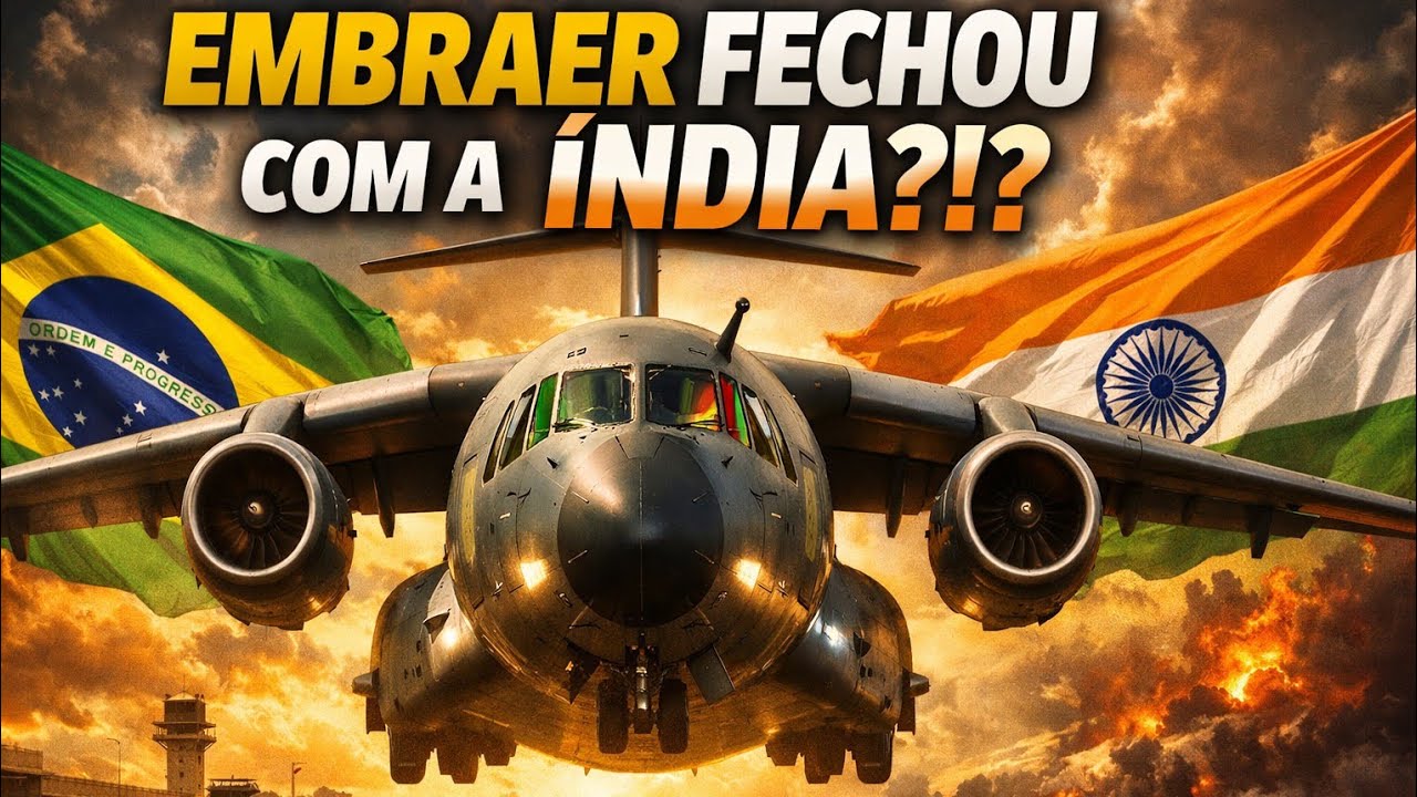 EMBRAER FECHOU COM A ÍNDIA?! 🇧🇷 ️ KC-390 CHOCA O MUNDO + BRASIL LANÇA A ...