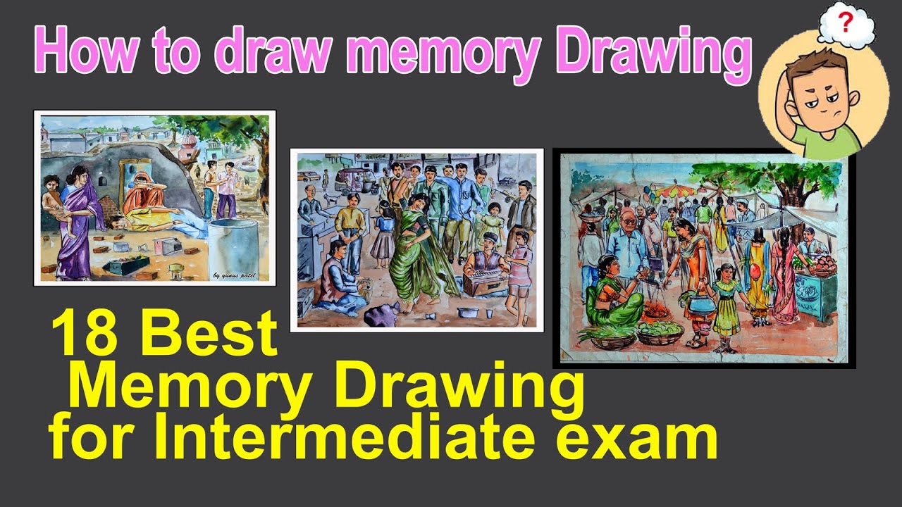 #What is Memory Drawing #18 memory Drawing for #Intermediate drawing ...