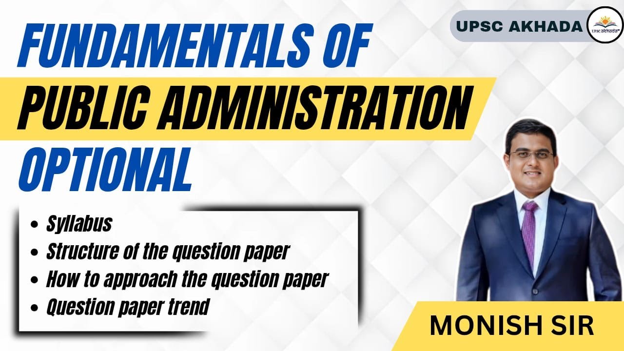 Fundamentals of Public Administration Optional | PubAd Strategy - YouTube