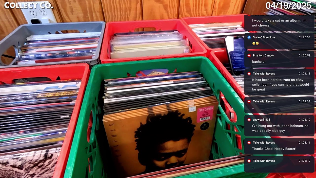 LIVE Vinyl Record Sale (Saturday, 04/19/2025) - YouTube