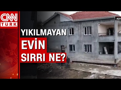 Altından fay geçiyor! Altından fay geçen ev nasıl ayakta kaldı?
