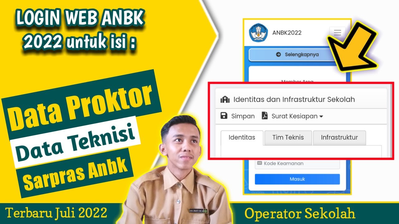 Cara Cepat Login Web Anbk 2022 - YouTube