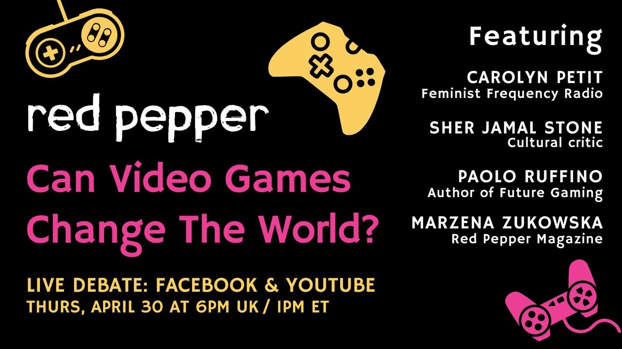 Live debate: Can video games change the world? - YouTube
