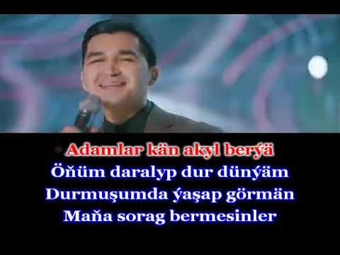 Serdar Çaryýew & Dawut Çaryýew - Bilmesinler Karaoke (Azizbek_Karaoke +99363135699)