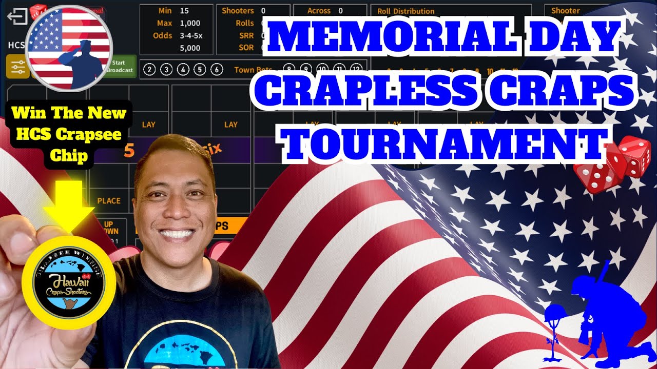 HCS Crapless Craps Tournament! 2K with 100+ Rolls. Play to win the HCS ...