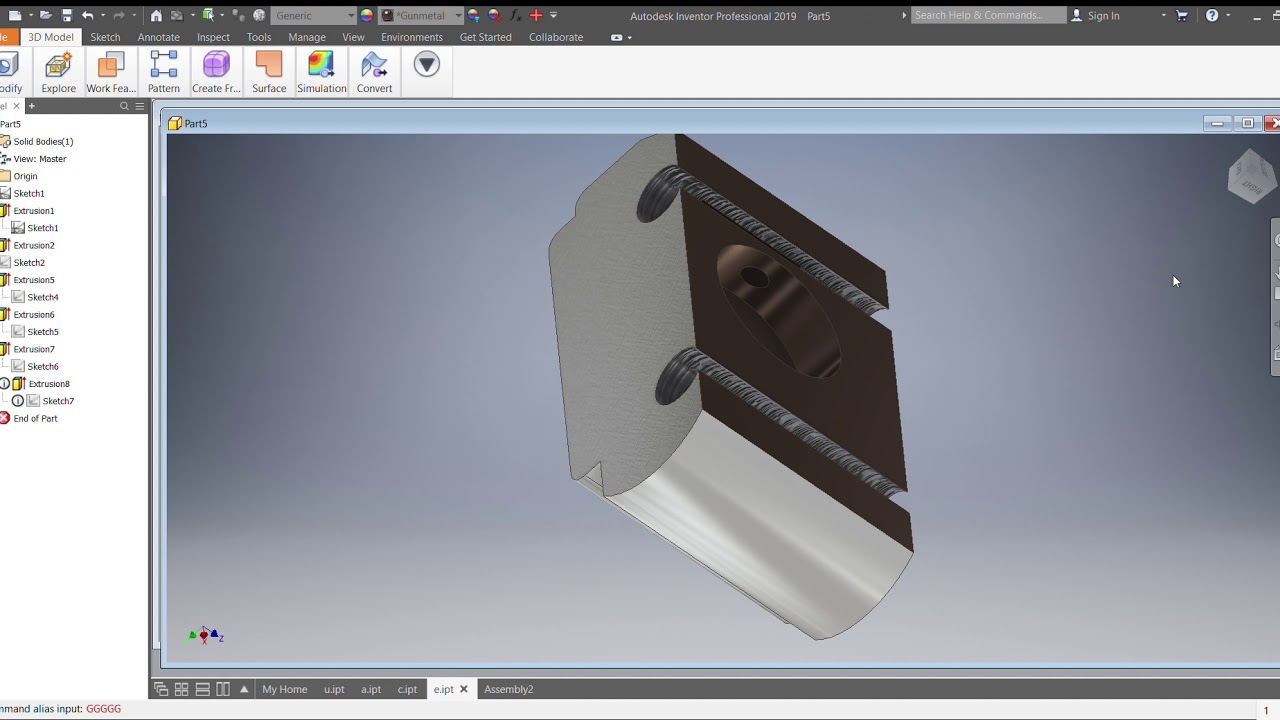 Autodesk Inventor Professional 2019 2020 05 06 04 20 14 - YouTube