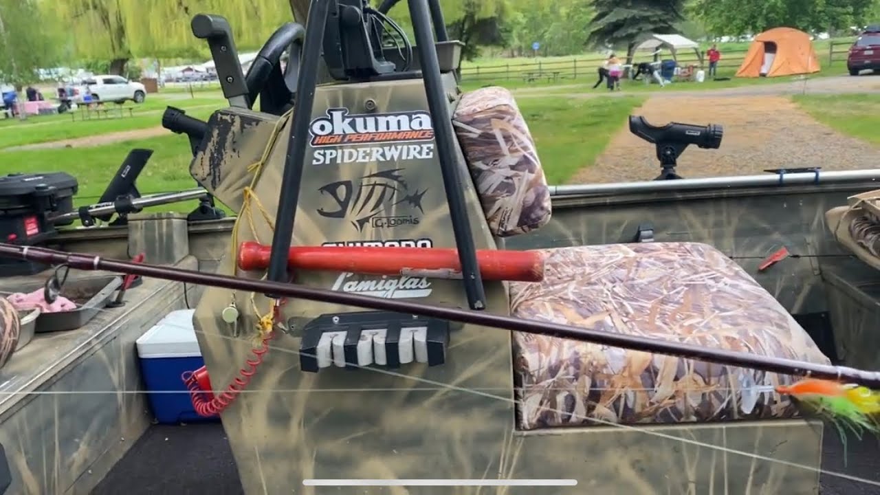 2022 Conconully Lake, trolling flies to catch Rainbow Trout - YouTube