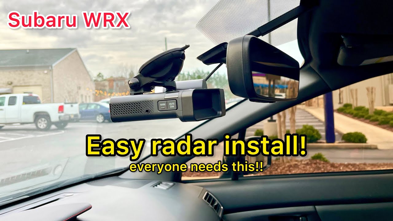 Easiest wiring solution for radar detector!! // 2015-2021 Subaru WRX ...