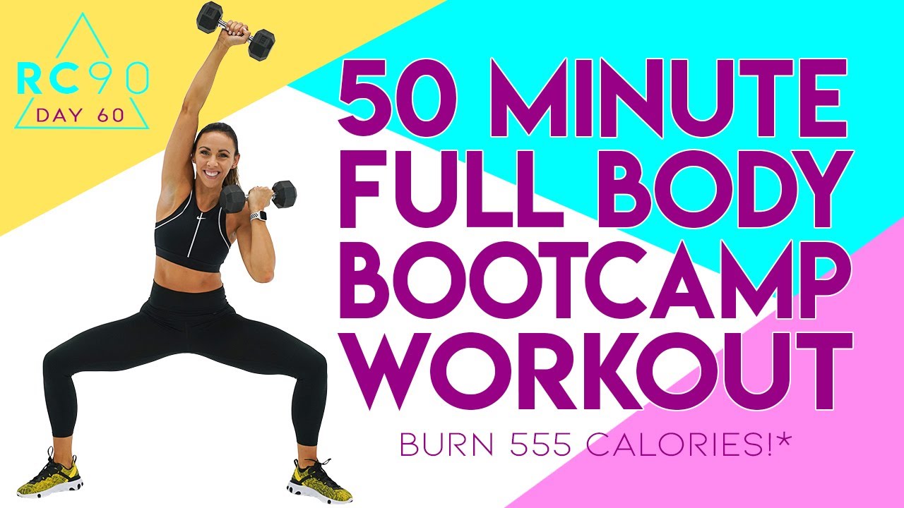 50 Minute HIIT Full Body Boot Camp Workout 🔥Burn 555 Calories!* 🔥 Day ...