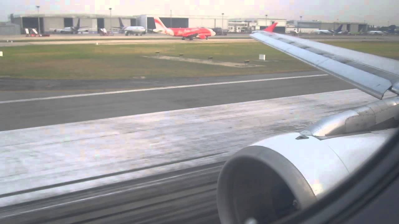LIGHT TAKEOFF | Air Asia A320-200 in Bangkok Don Mueang International ...