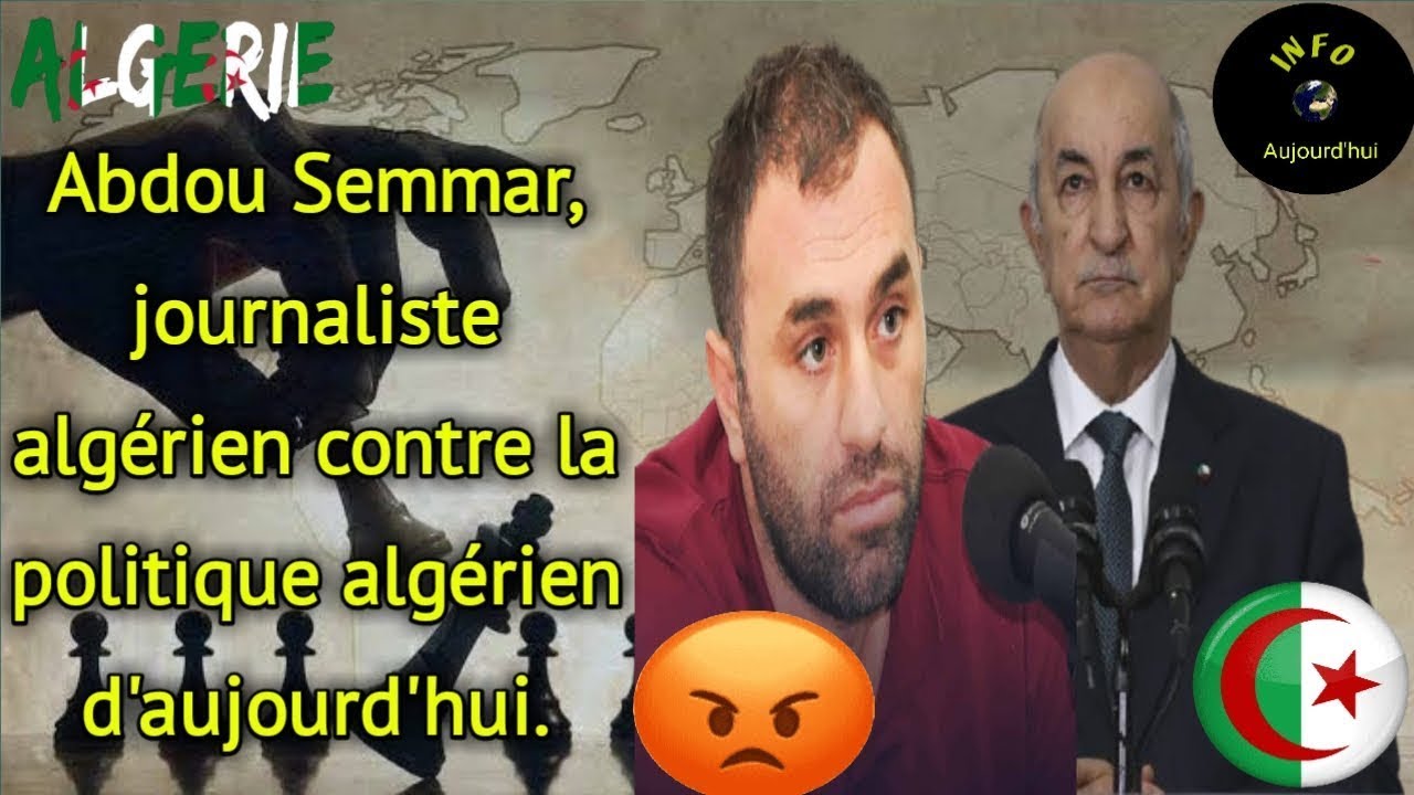 Abdou Semmar et Macron contre l'Algérie - YouTube