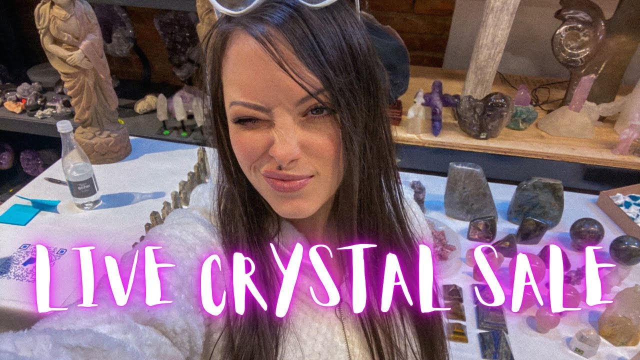 live crystal sale with Rock Paradise 🔮💎🥳 - YouTube