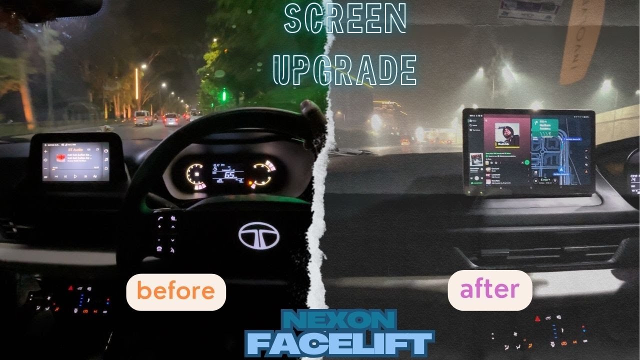 Tata Nexon Facelift Screen upgrade || Nexon OEM screen - YouTube