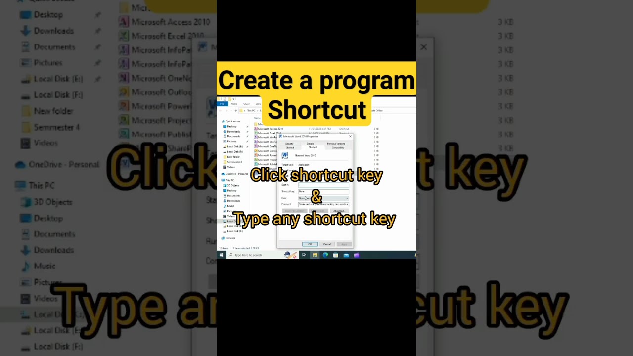 How To Create Shortcut Of Program word youtube YouTube How To Create Shortcut Of Program word youtube YouTube