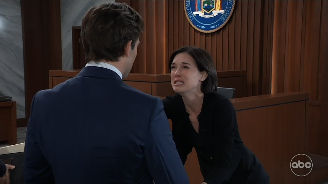 Willow reveals a SHOCKING SECRET to the judge, leaving him in utter disbelief. ABC General ...