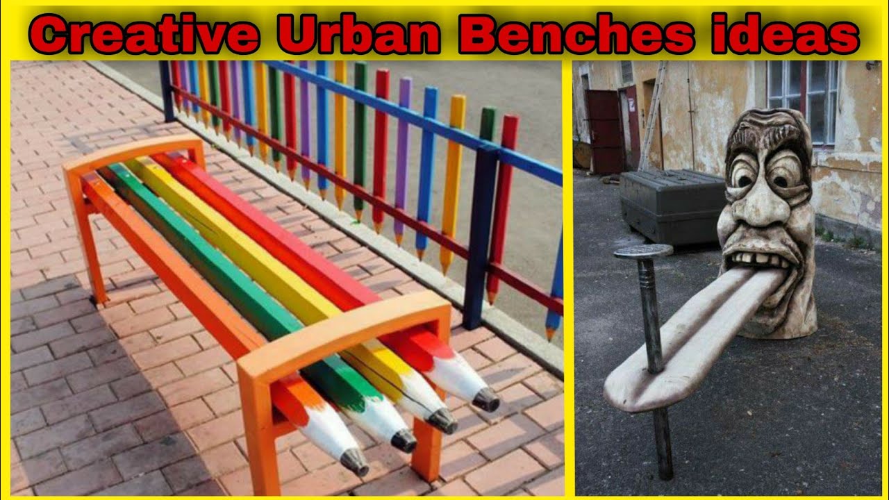 Creative and Unique Urban Benches Design Ideas for public seating ...